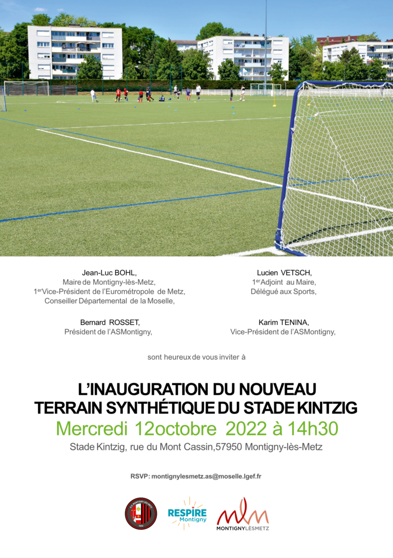 Inauguration du terrain synthétique - A.S. Montigny-lès-Metz
